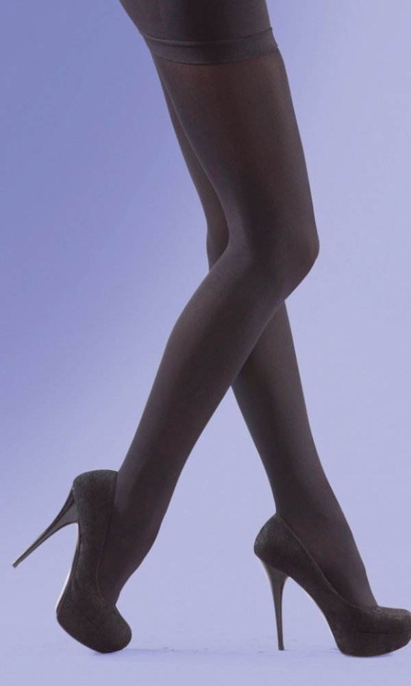 2 Pairs Ladies Everyday 70 Denier Black Tights - Medium – Pure Night